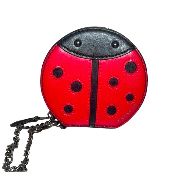 Coach | Bags | Authentic Coach Ladybug Pouch Bag Charm Case Rare Vintage | Poshmark
